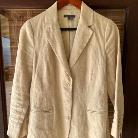 Vince | Jackets & Coats | Vince Womens Linen Jacket | Poshmark